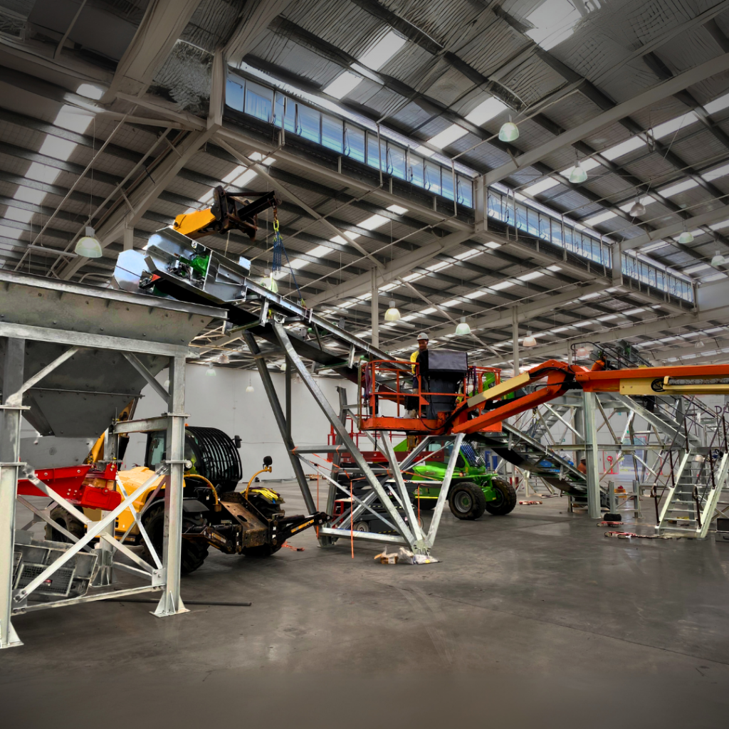 Mining Sorting Machine Structure Project