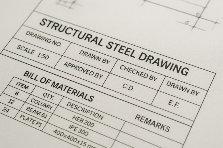 How to Read and Plan Structural Steel Drawings Like a Pro